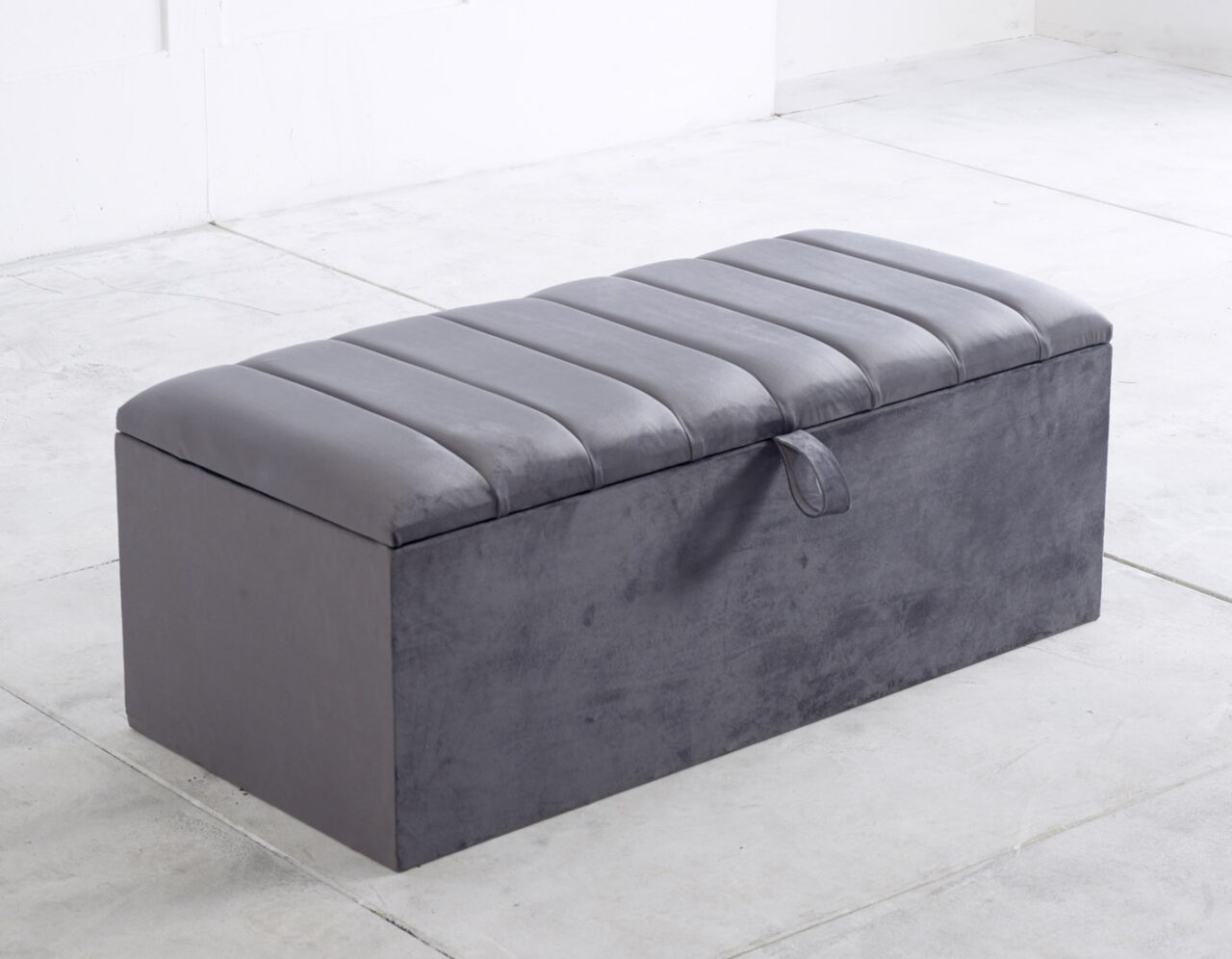 Stripe Ottoman Box